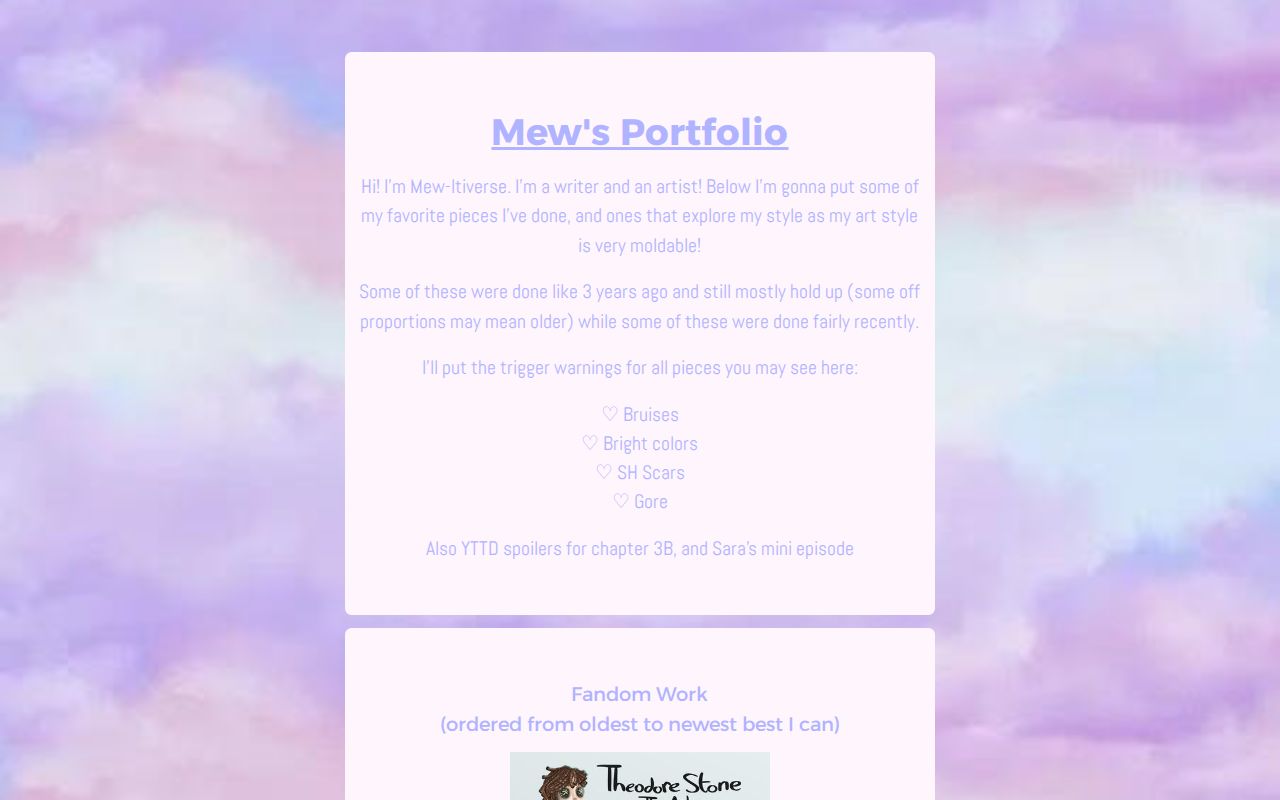 Mew's Portfolio